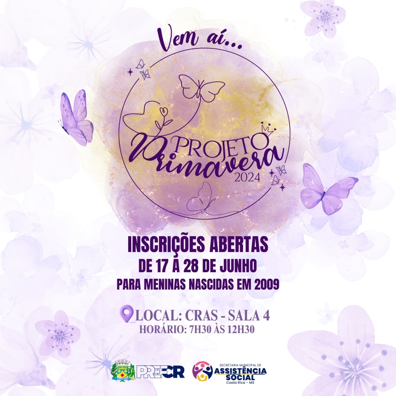 Projeto Primavera abre inscrições para debutantes a partir desta ...