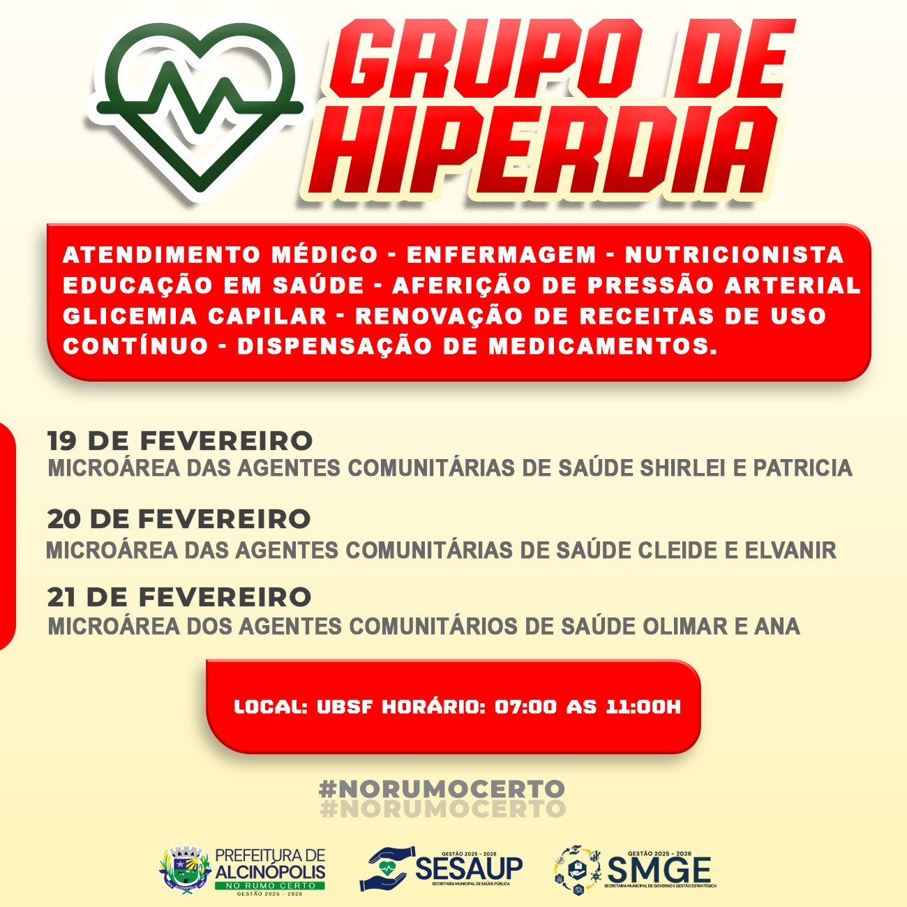Prefeitura de Alcinópolis promove Grupo de Hiperdia para cuidar da ...